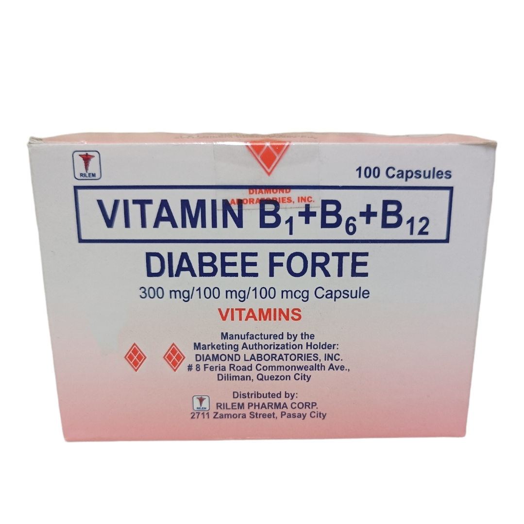 DIABEE FORTE Vitamin B1 / Vitamin B6 / Vitamin B12 300mg / 100mg ...